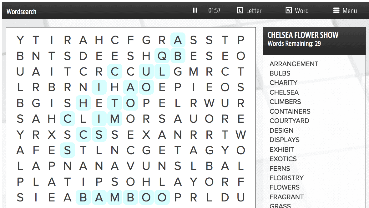 Word Search Daily – Classic Word Search with Fresh Puzzles Every Day ...